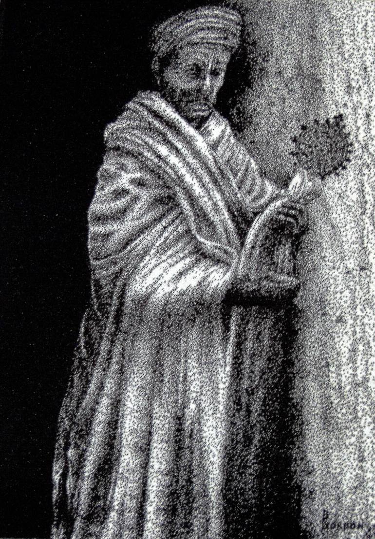 Priest Drawing by Gordon Solomon | Saatchi Art