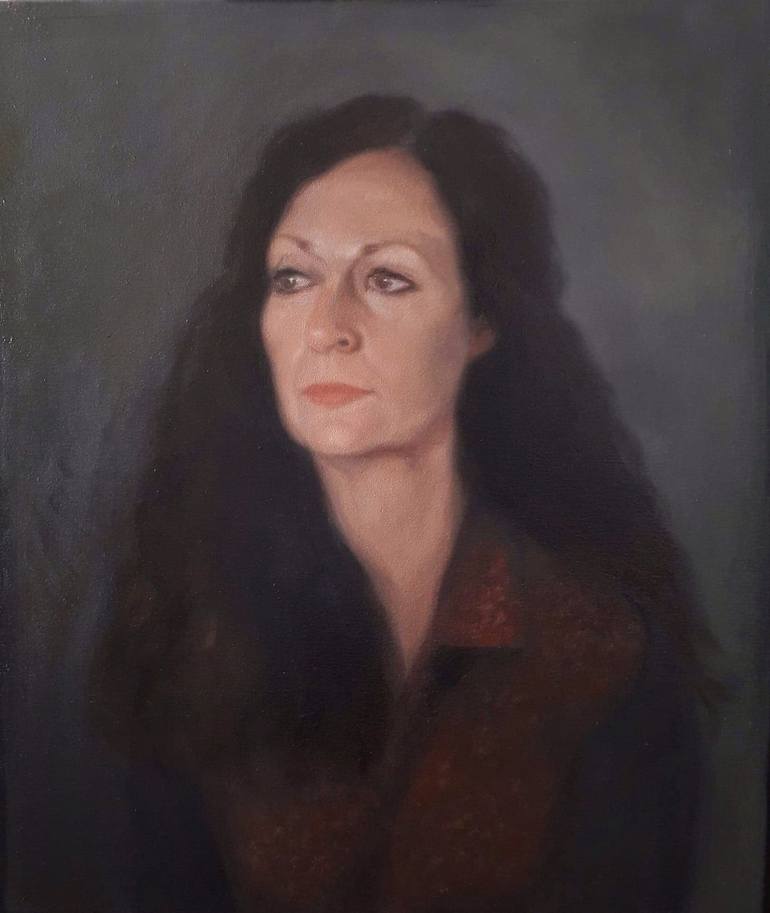 Portrait of my Mother Painting by Emily Macduff | Saatchi Art