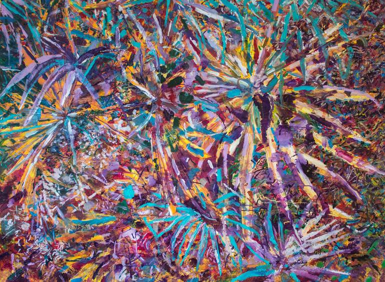 Explosion of Nature Painting by Dominic-Petru Virtosu | Saatchi Art