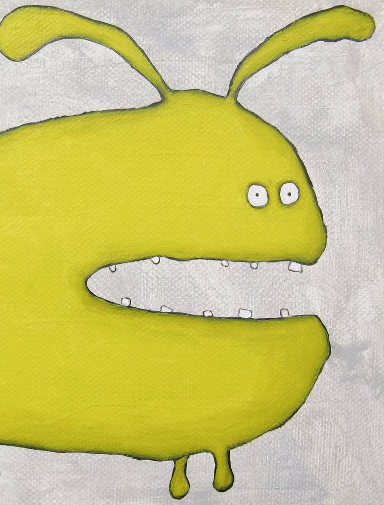 Lemon Rabbit Painting by Ventzislav Dikov | Saatchi Art
