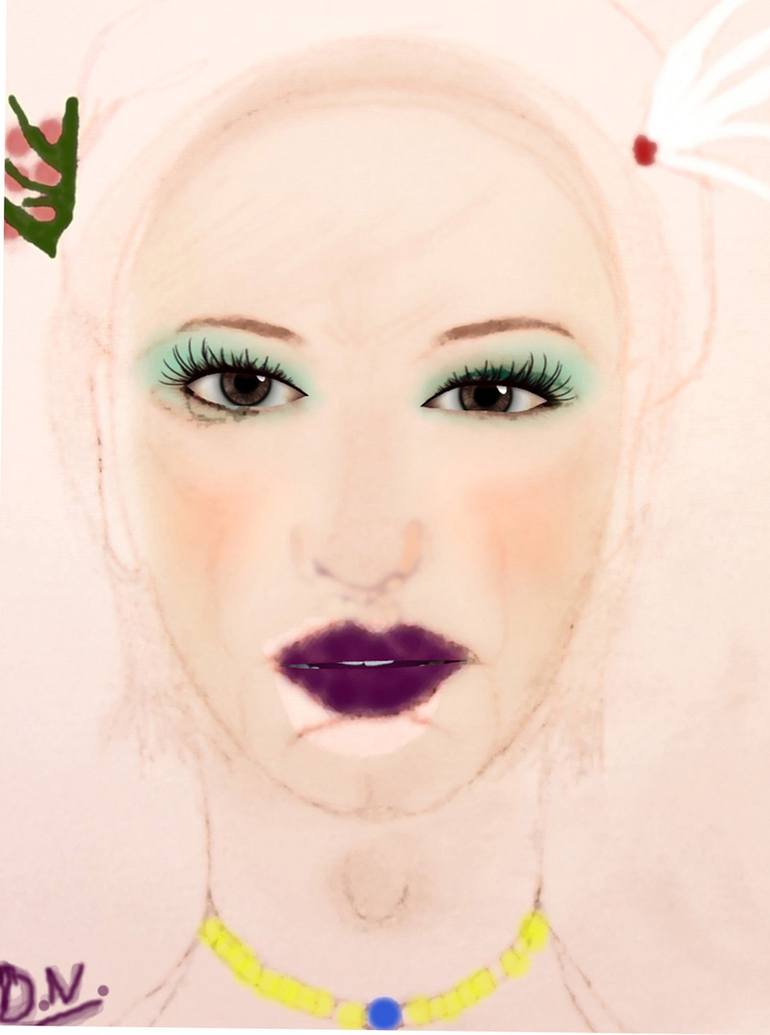 Model Painting by David Nicholson | Saatchi Art