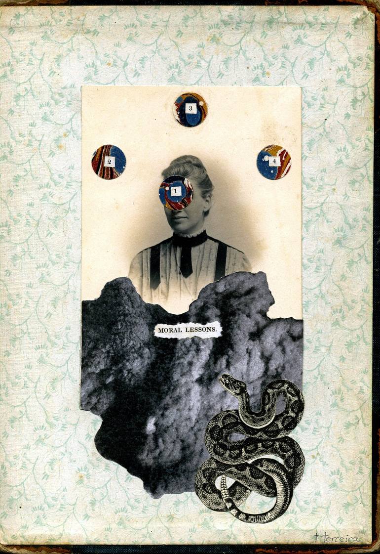 Moral Lessons Collage by Thomas Terceira | Saatchi Art