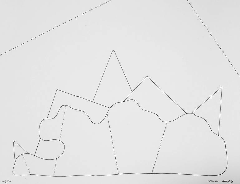 Soft Pyramid Drawing by Victor Tarragó | Saatchi Art