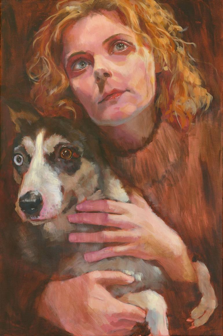 Magda and Mija Painting by Matt Cauley | Saatchi Art