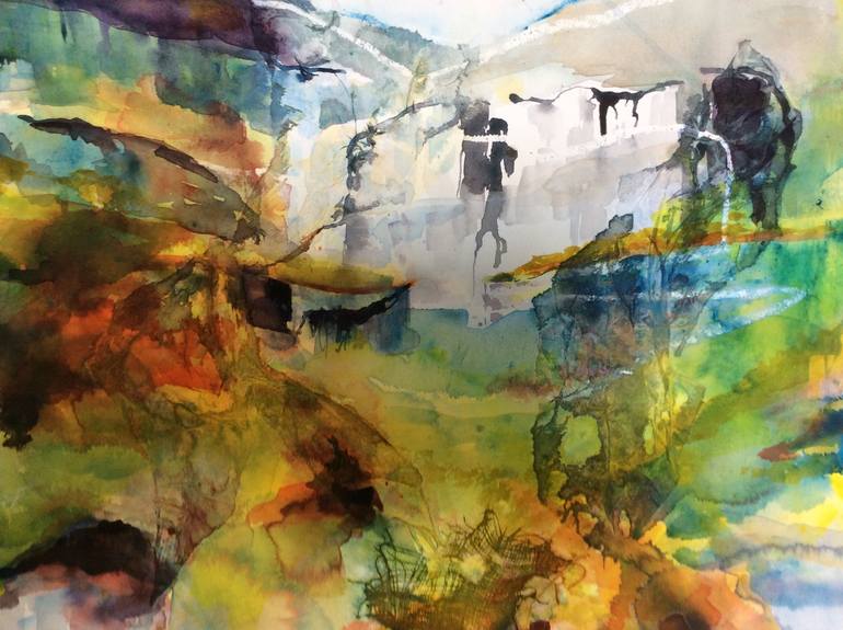 Countryfile Painting by Susan Miller | Saatchi Art