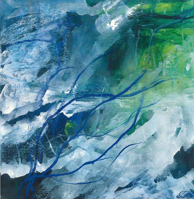 Blue Storm Painting by Susan Miller | Saatchi Art