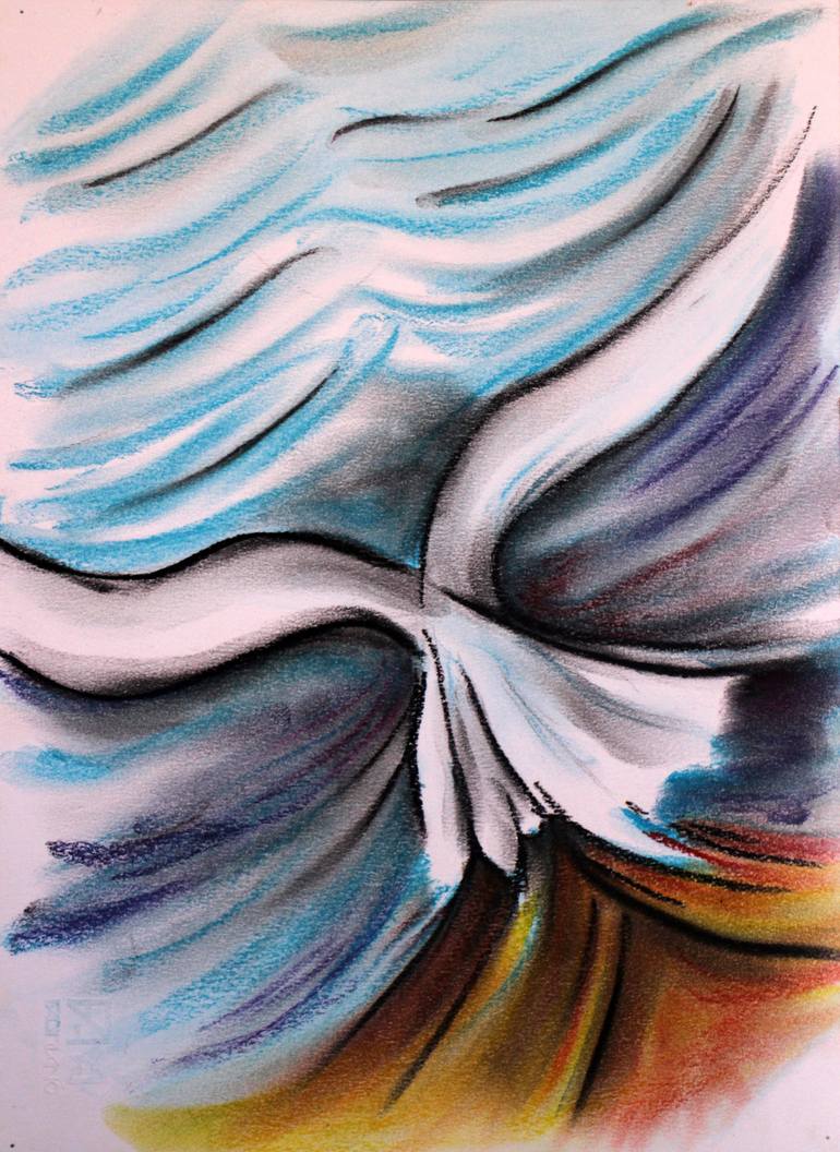 My flight Drawing by Salvatore Ferrara | Saatchi Art