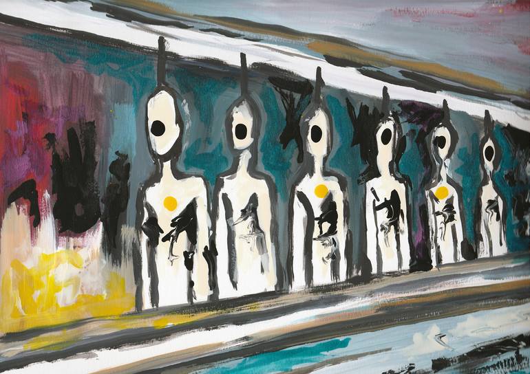 Conceptual: Born in series Painting by Salvatore Ferrara | Saatchi Art