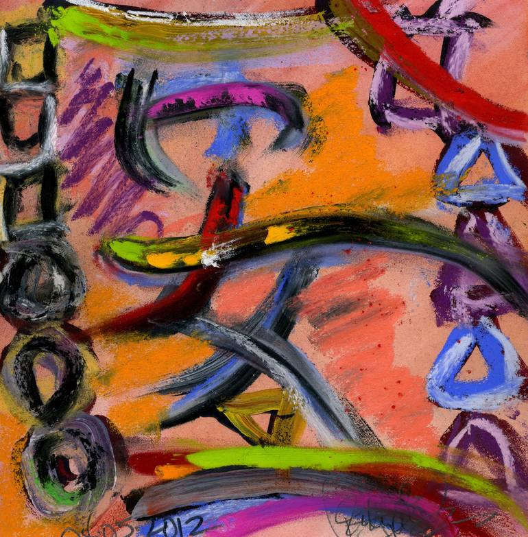 Running Man. Drawing Drawing by Philip Prosen | Saatchi Art