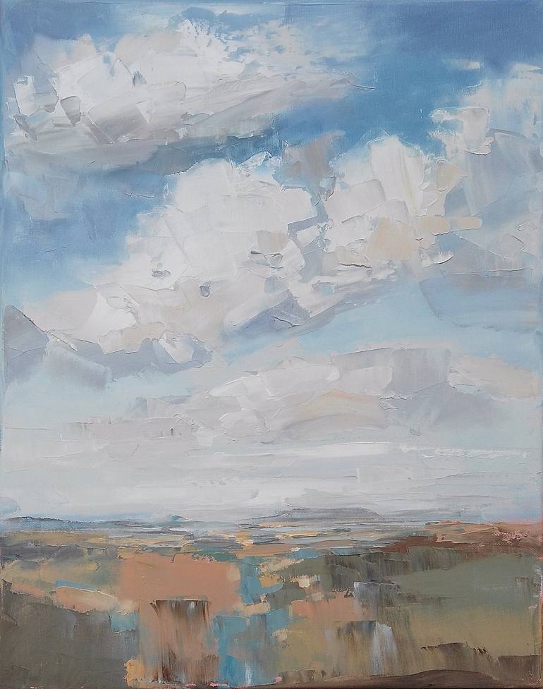 BIRDS REALM - NOON Painting by Emilia Milcheva | Saatchi Art