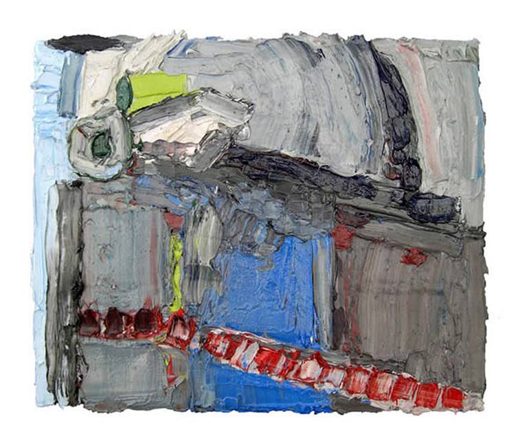 Barbican Rooftop (One) Painting by George Williams | Saatchi Art