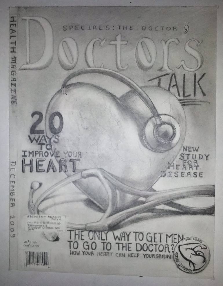 Professional Magazine Drawing by Sean Davis | Saatchi Art