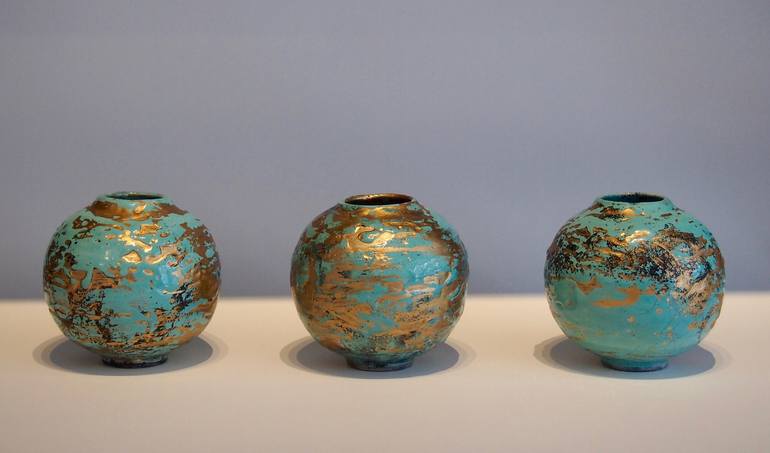 Triad of Sea Globes Sculpture by Richard Prentice | Saatchi Art