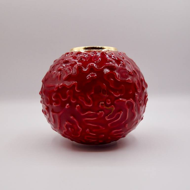 Red Sea Globe by Richard Prentice Sculpture by Richard Prentice ...