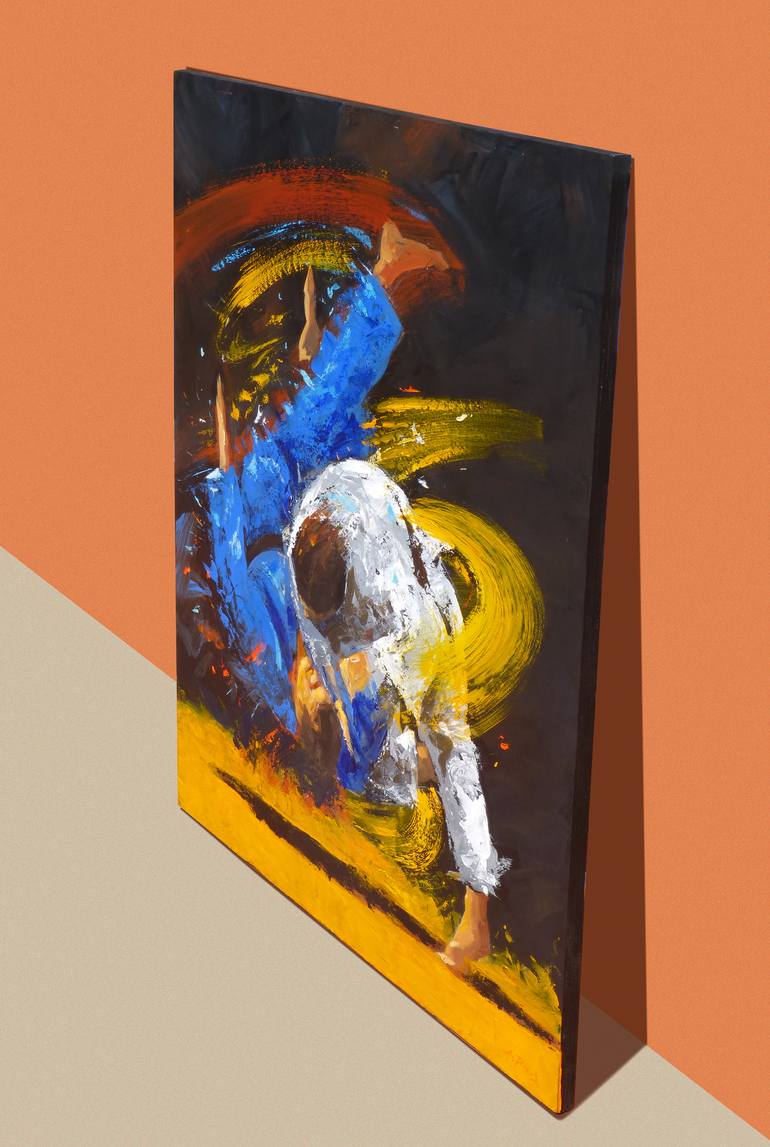 JUDO! Painting by Alessandro Piras | Saatchi Art