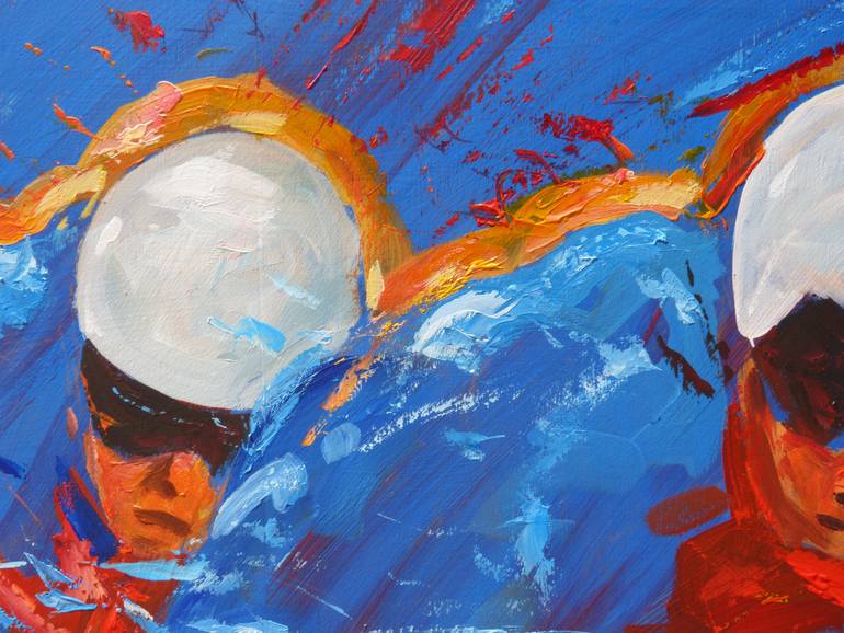 Superheroes Painting by Alessandro Piras | Saatchi Art