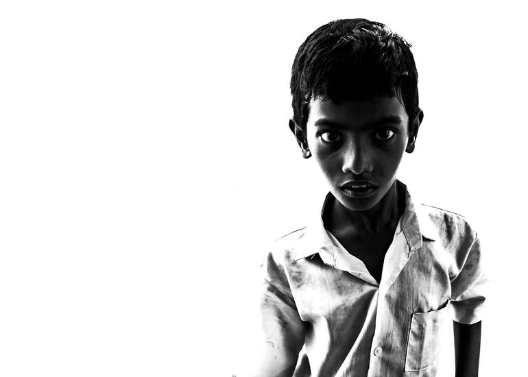 Dalit Boy Photography by Kristoffer Gamdrup | Saatchi Art