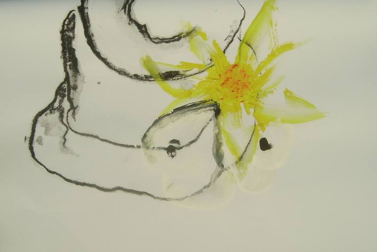 Borboleta ibérica, Pieris rapae (2003) Drawing by Susana Tereso ...