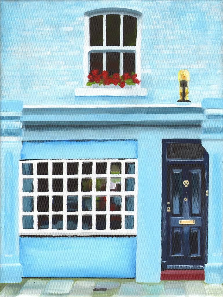Blue House, Portsmouth Painting by Eamonn Murphy | Saatchi Art