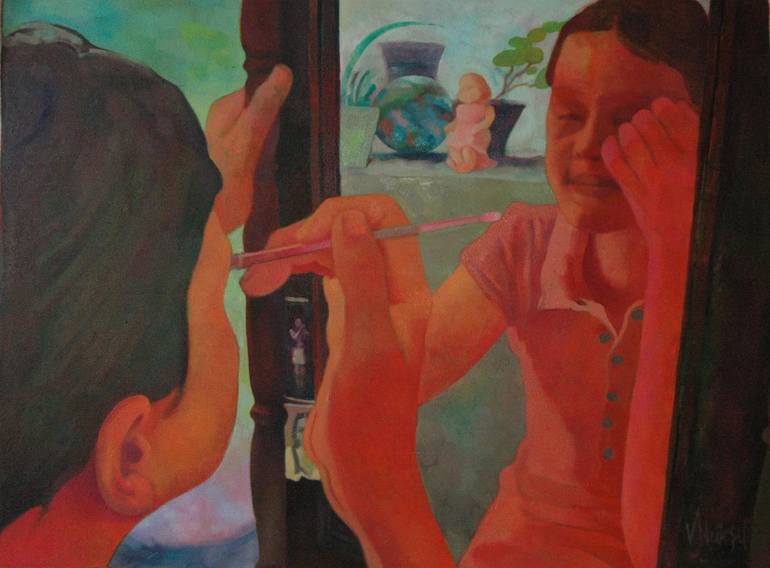 Mirella Painting by Valentin Neacsu | Saatchi Art