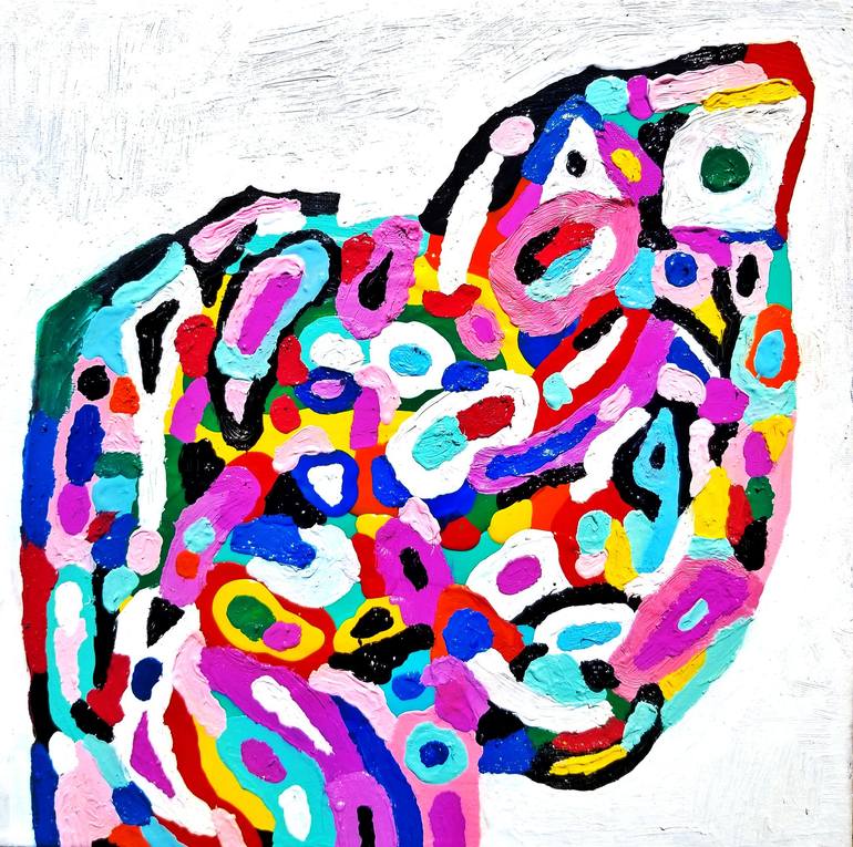 Sentient Being 1.0 Painting by Paul Bogdanovic | Saatchi Art