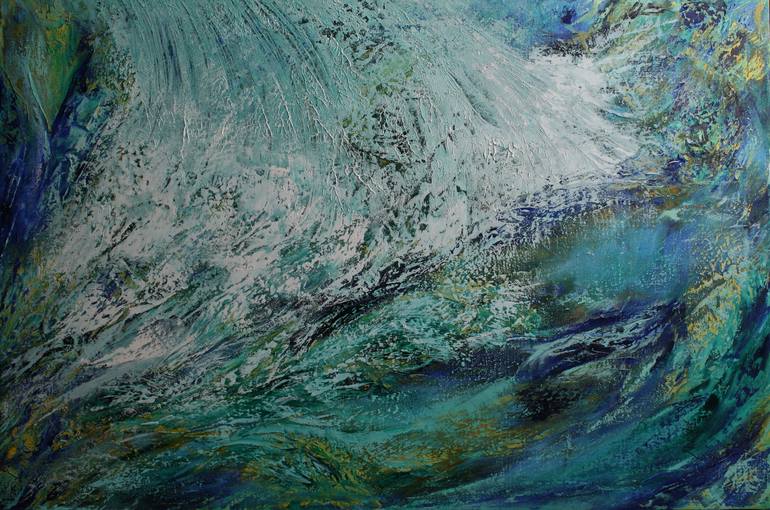 Tide Pool Painting by Gladys Jimenez | Saatchi Art