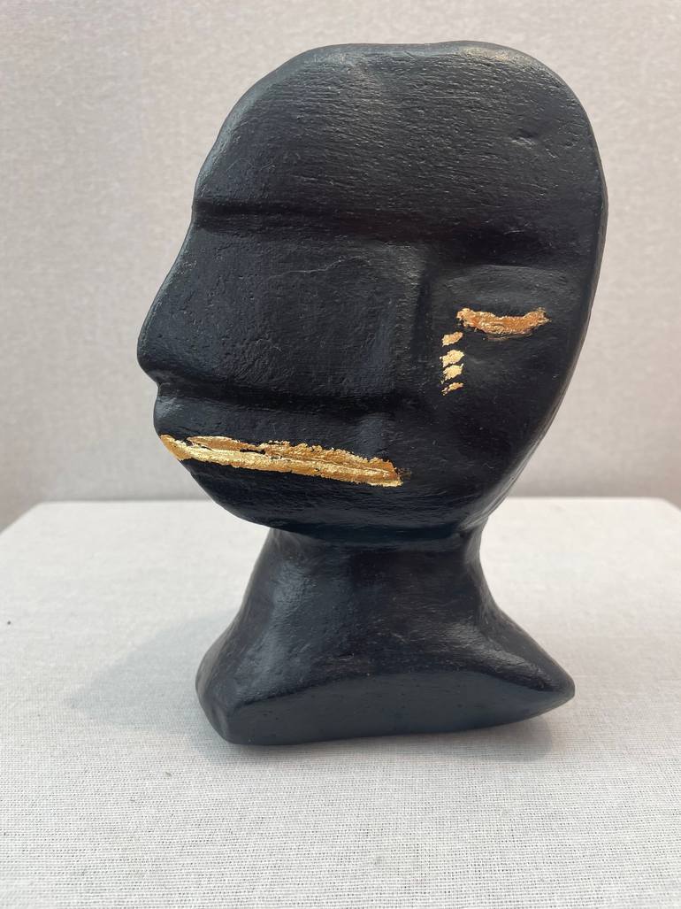 Two face sculpture Sculpture by Eleni Pappa Tsantilis | Saatchi Art