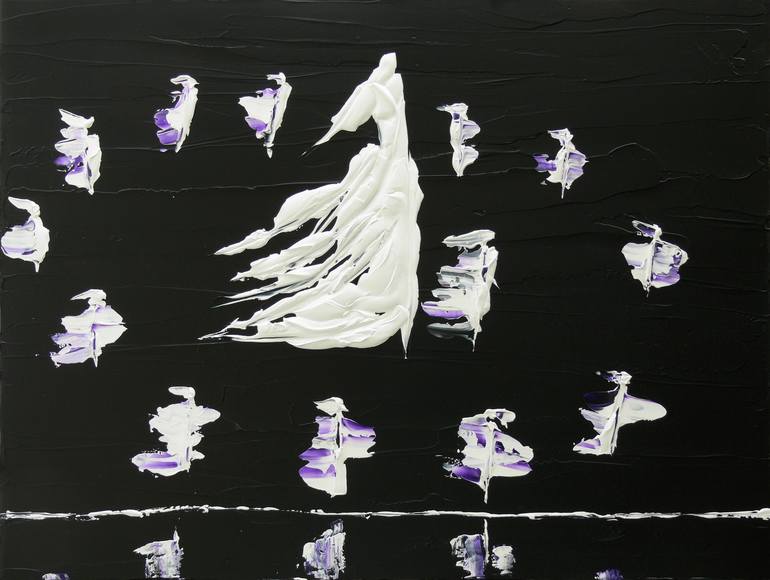 Mysteries IV Painting by Kim Noble | Saatchi Art