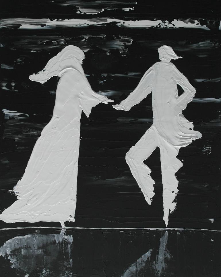 Dance Away Painting by Kim Noble | Saatchi Art