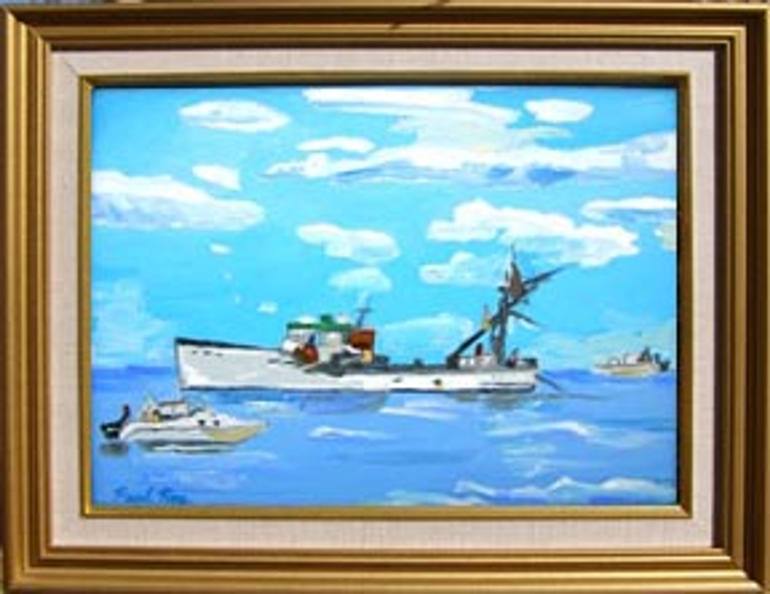 Hull Seascape ($70.00) Painting by Paul Ray | Saatchi Art