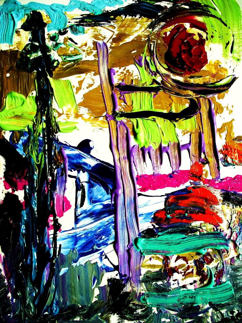 VALUE OF REPETITION-2 Painting by Irish Rainbeau | Saatchi Art