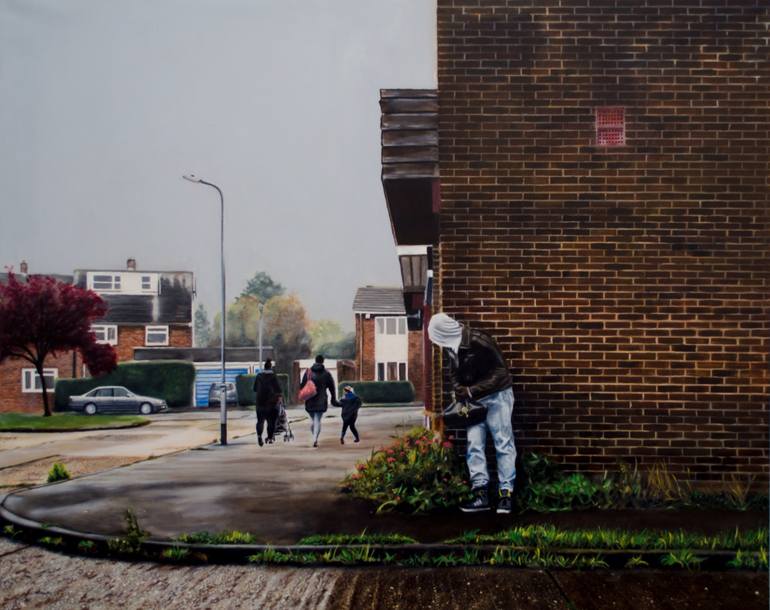 wallstreet Painting by Aaron Whyte | Saatchi Art