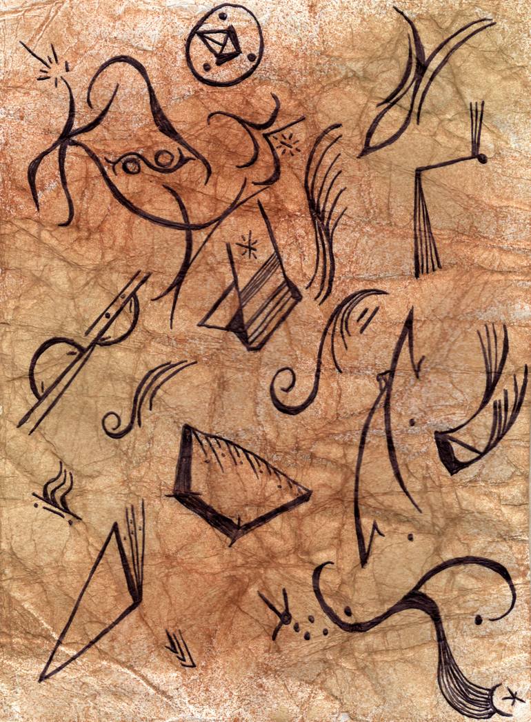 Alien Love Letter Drawing by Wendy Anderson | Saatchi Art