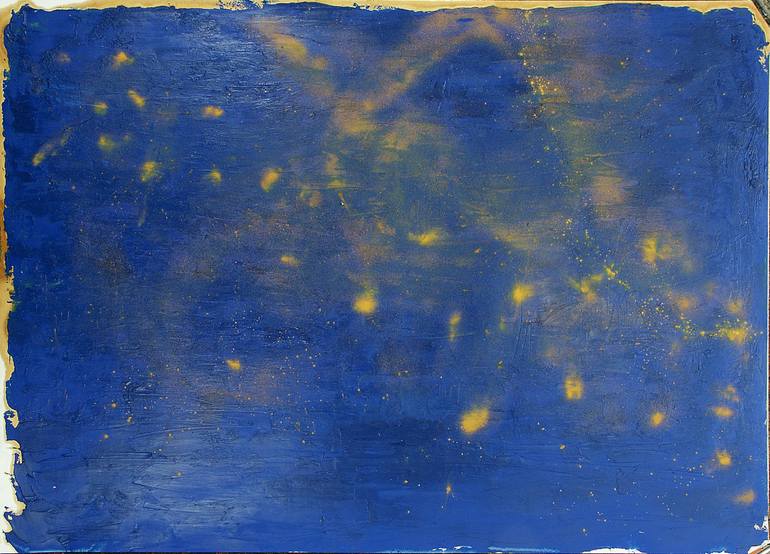 Yellow dust crossing over the Pacific No.2 / SOLD Painting by Yoon Joo ...