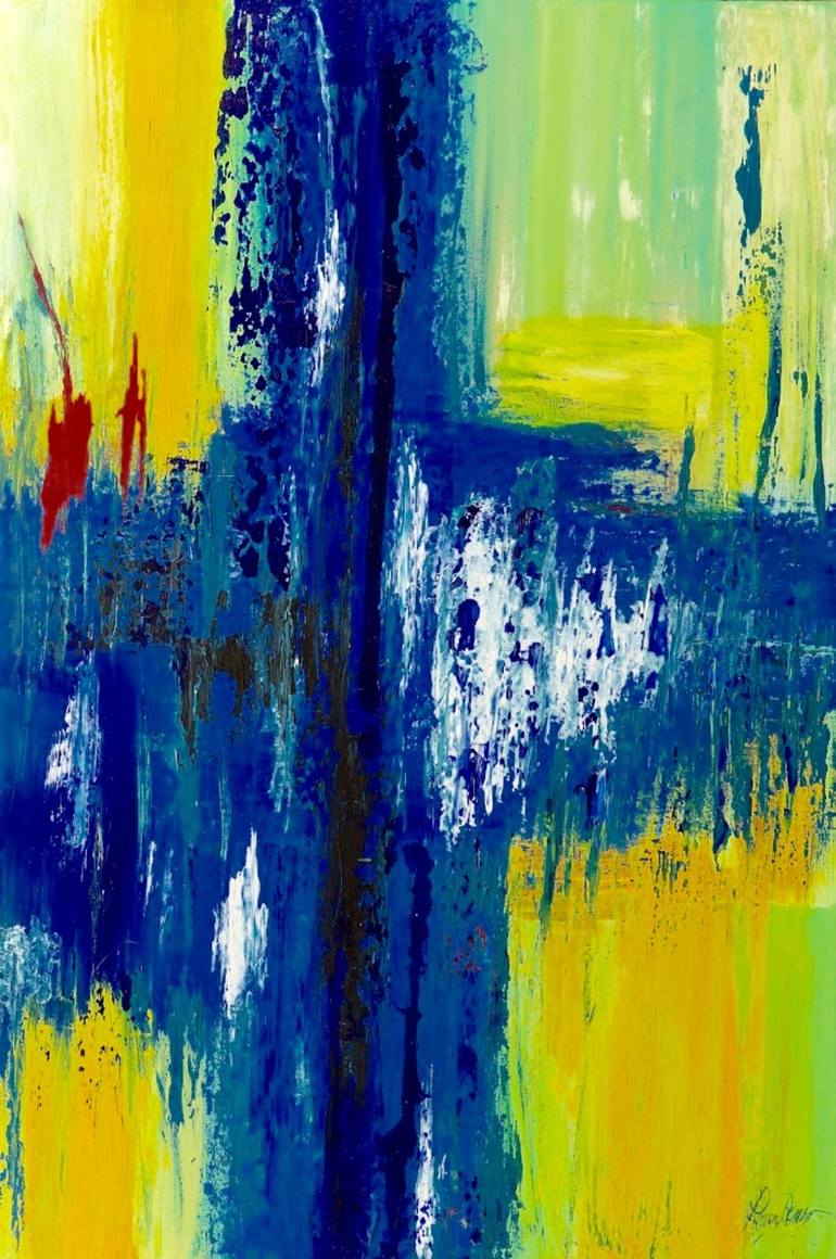 Sea Glass Painting by Laura Lovera | Saatchi Art