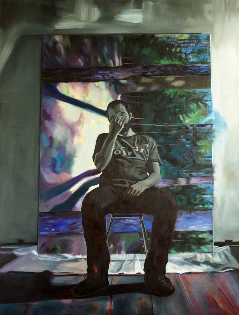 Son of fatalism Painting by Sandra Archut | Saatchi Art