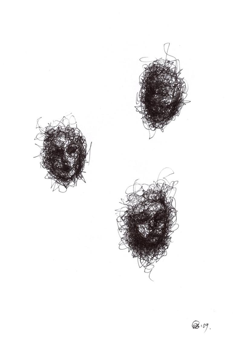 Souls Drawing by Elise Bonato | Saatchi Art