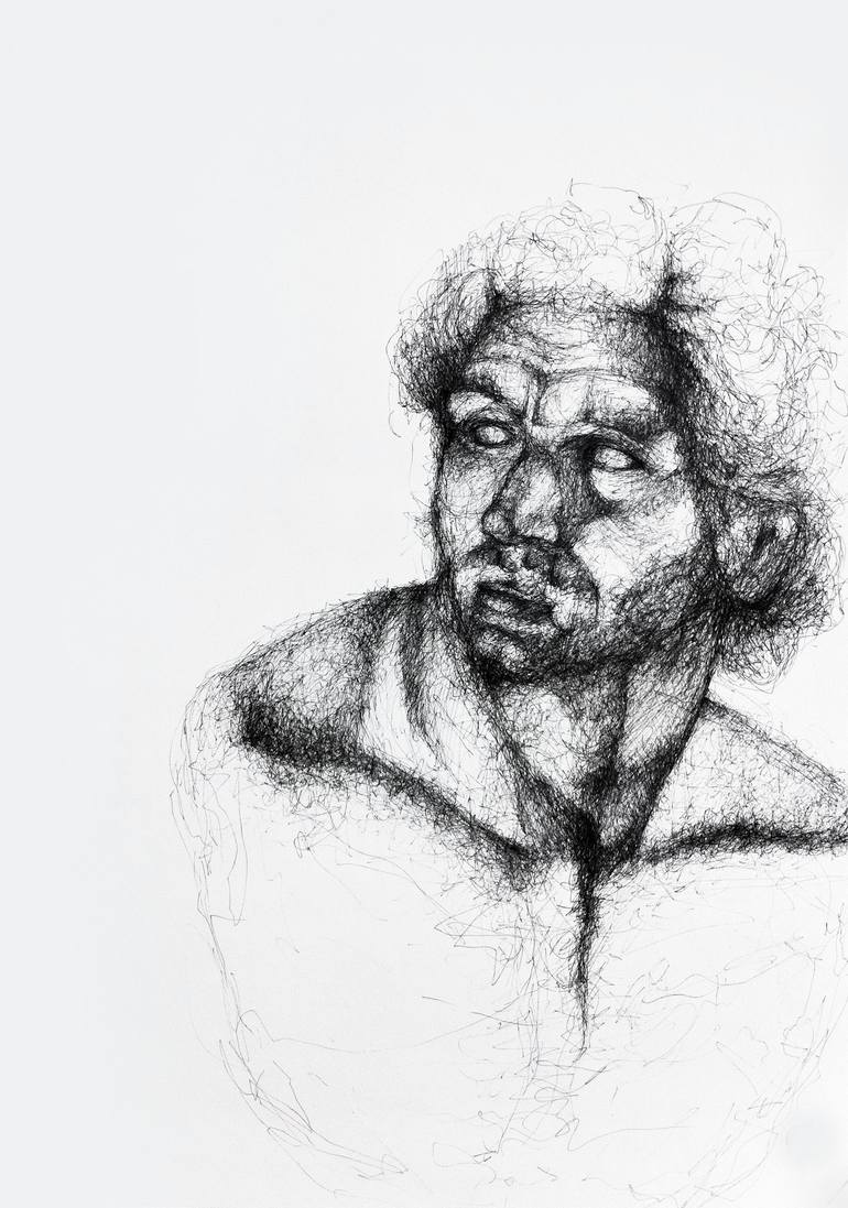 Him Drawing by Elise Bonato | Saatchi Art