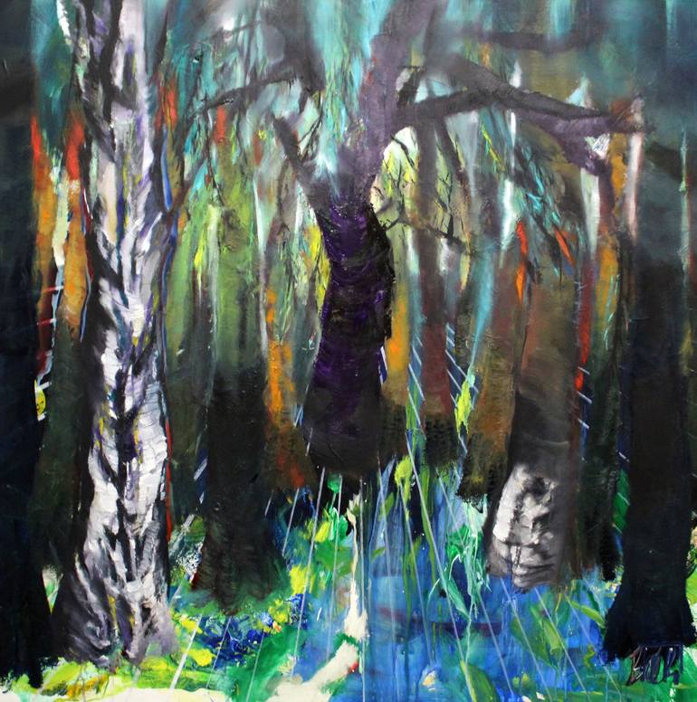 The Tree Painting by Dominika Block | Saatchi Art