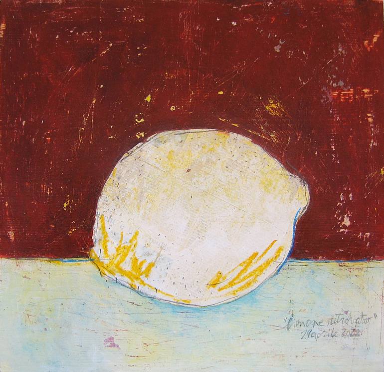 limone ritrovato Painting by Stefano Pedrini Festi | Saatchi Art