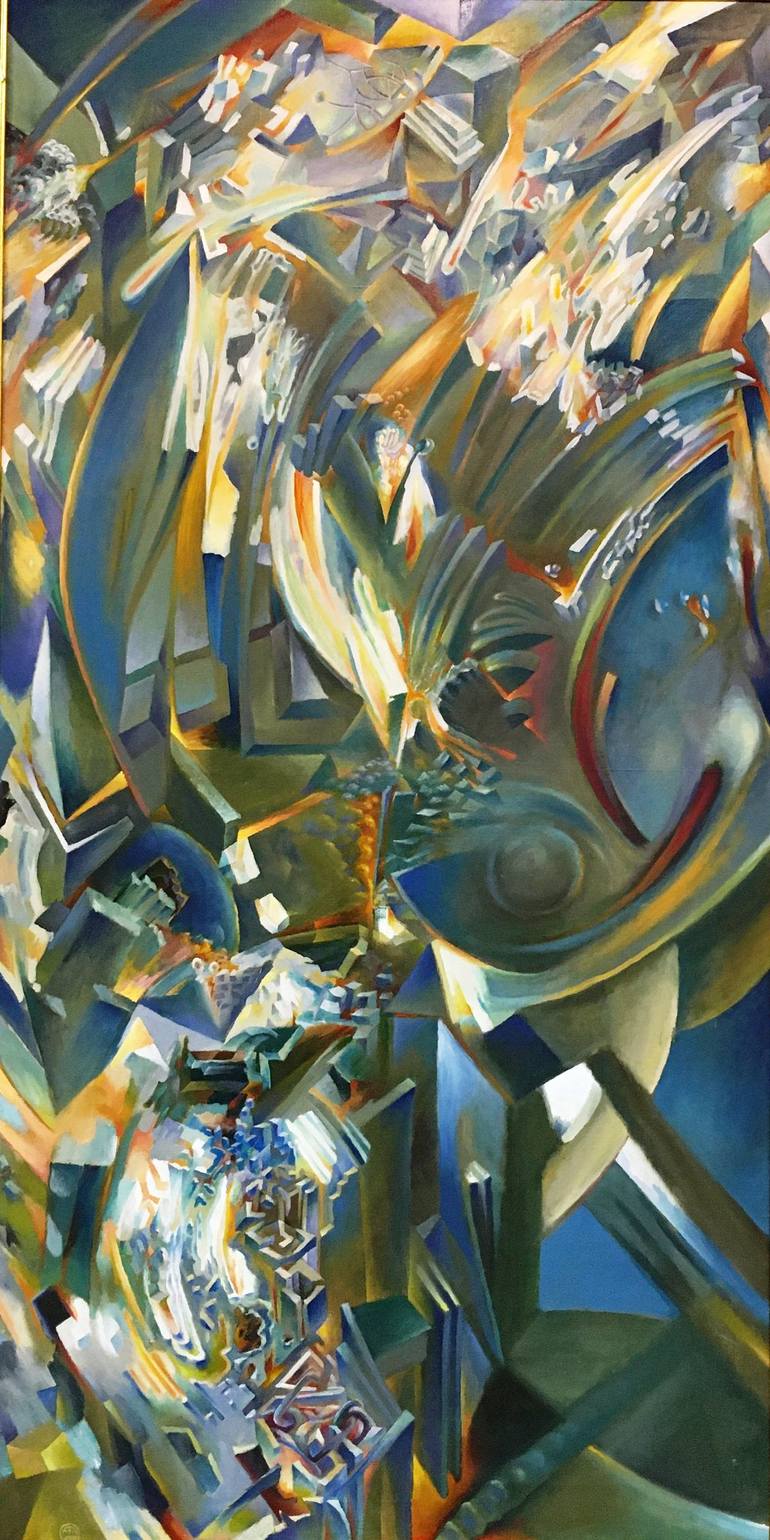 Information Number 5 Painting by Mikhail Dremov | Saatchi Art