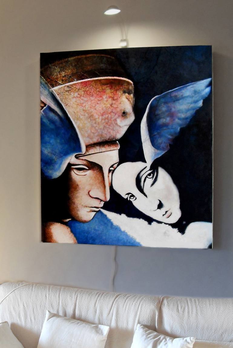 Angels Painting by Alessandro Gambetti | Saatchi Art