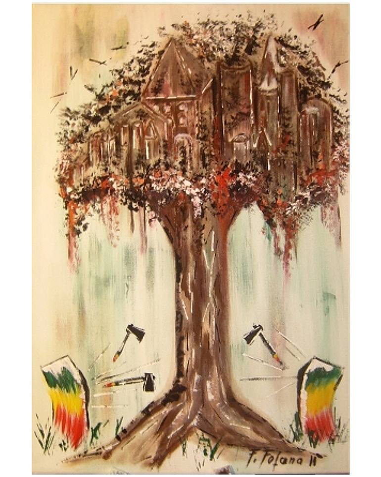 Small Axe Painting by fanta fofana | Saatchi Art