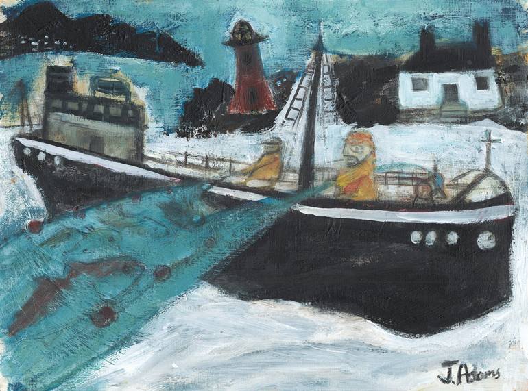 By Catch Painting by James Adams | Saatchi Art