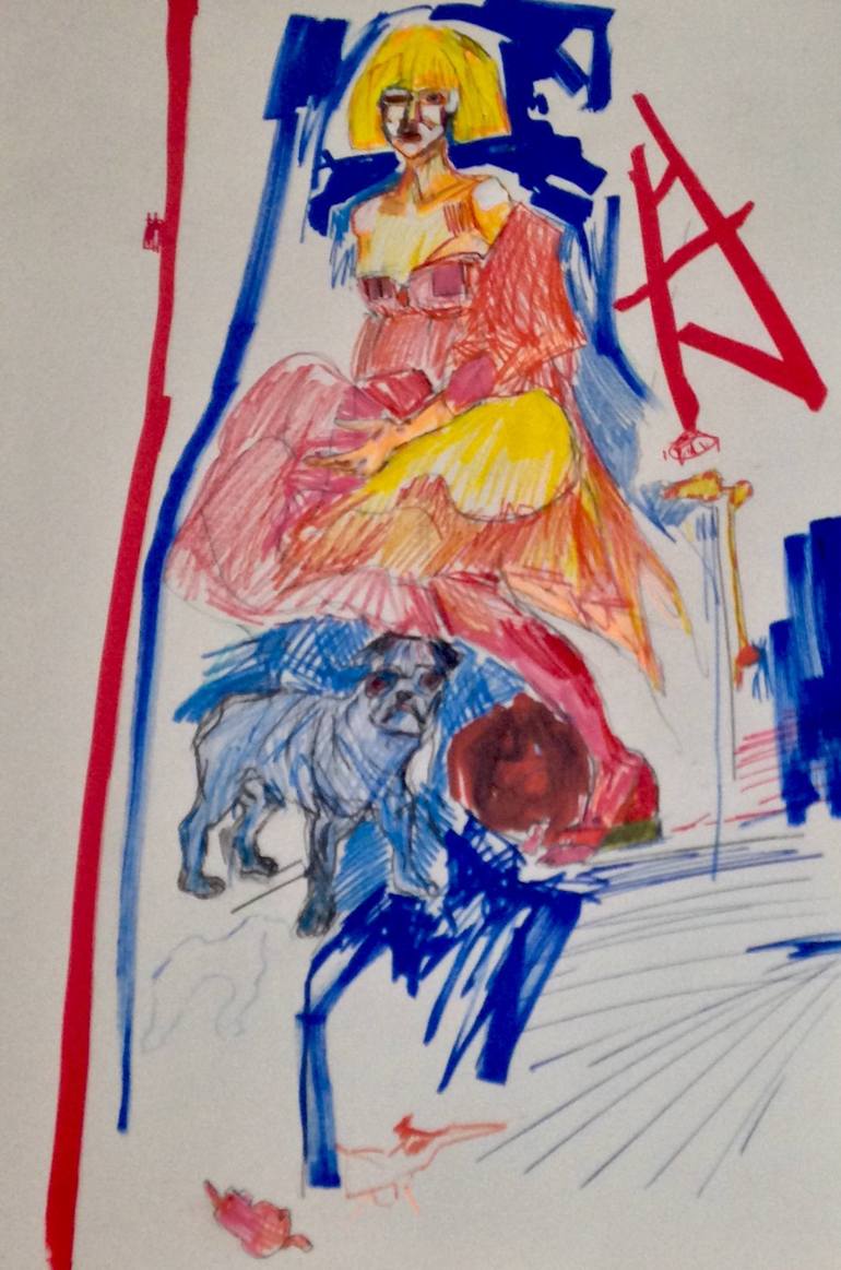 blue as we thought it had the song sung english blue love Drawing by ...