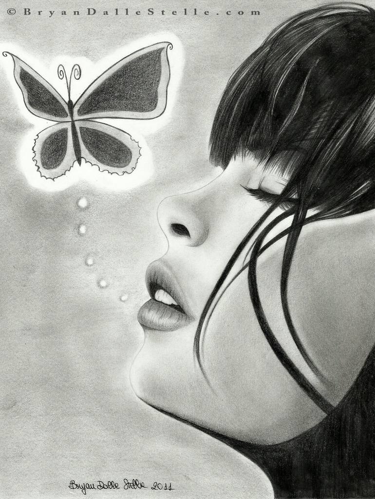 The Essence Of Life Drawing by Bryan Dalle Stelle | Saatchi Art