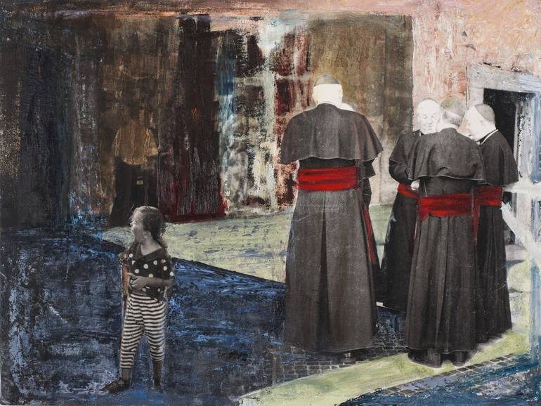 Memory Wall rome series Painting by mary desmond | Saatchi Art