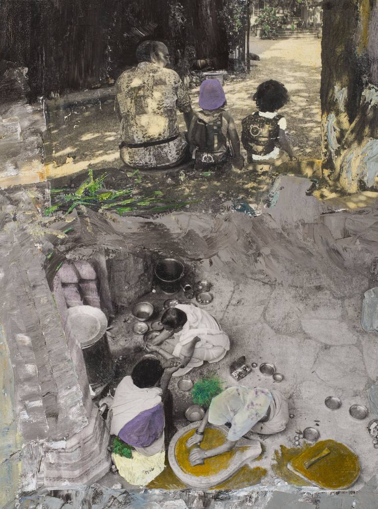 memory wall rome series trinity Painting by Mary Desmond | Saatchi Art