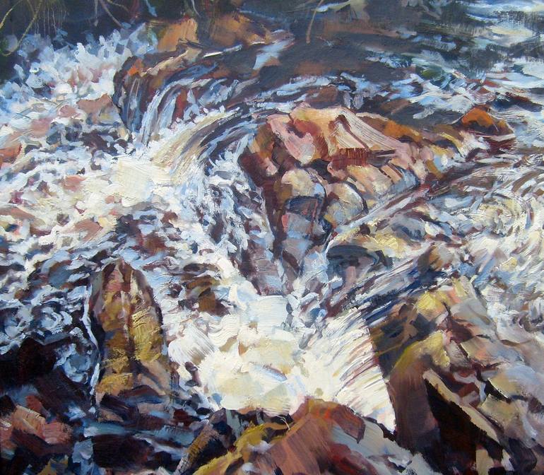 Potok Tollymore Painting by Rodney Howes | Saatchi Art