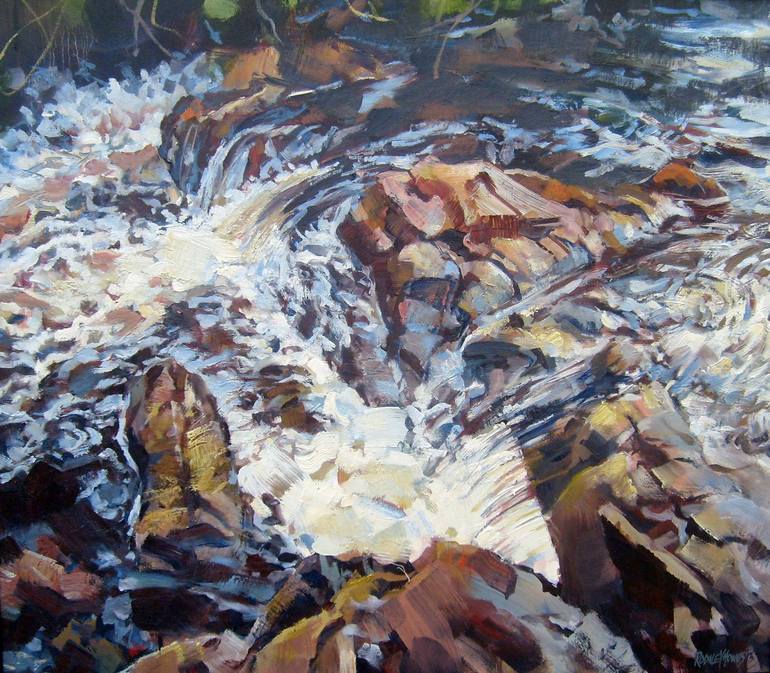Potok Tollymore Painting by Rodney Howes | Saatchi Art